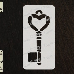 Skeleton Key Stencil - Etsy