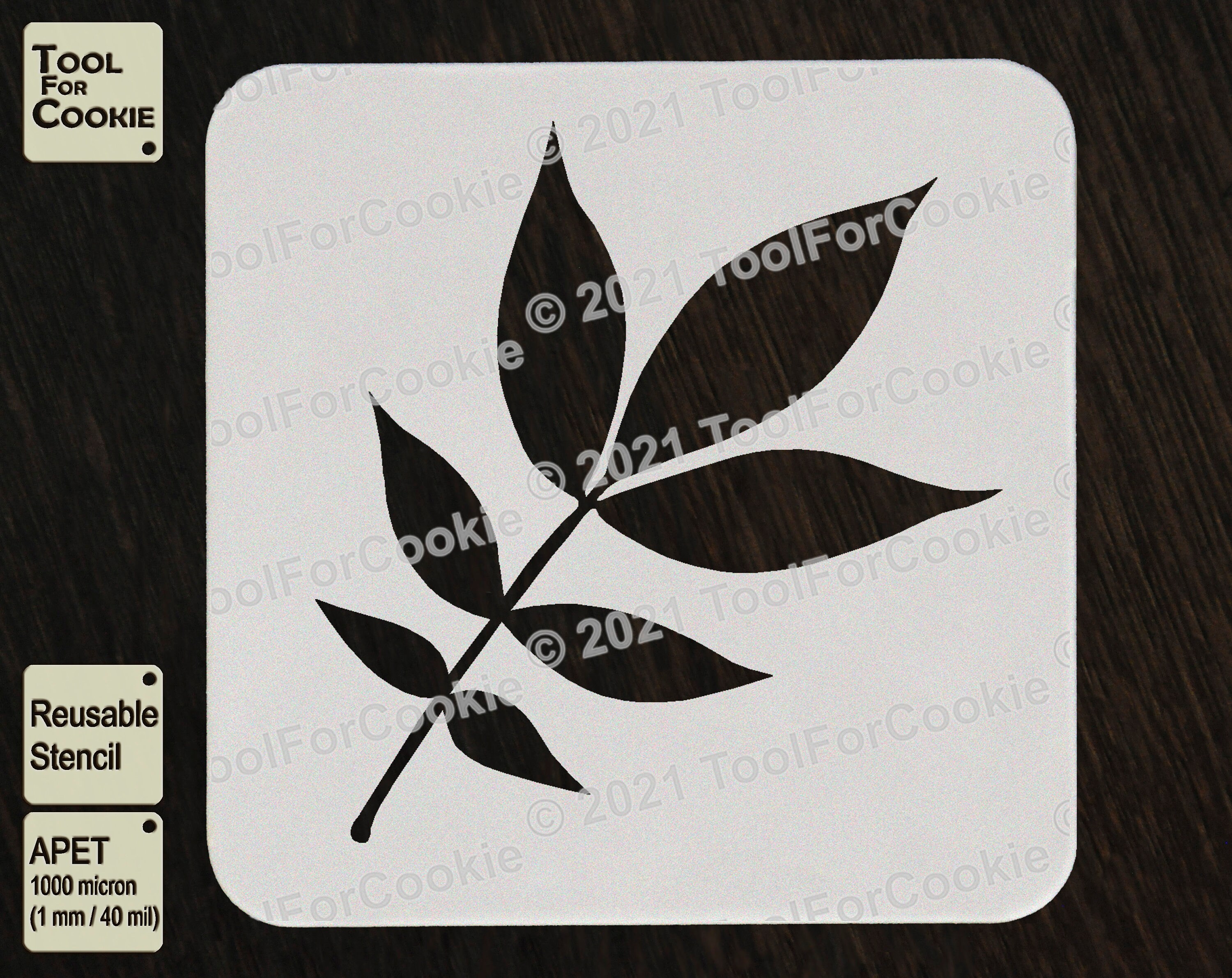 Ash Leaf Stencil, Poplar Leaf Stencil, Aspen Leaf Stencil, Pecan Leaf ...
