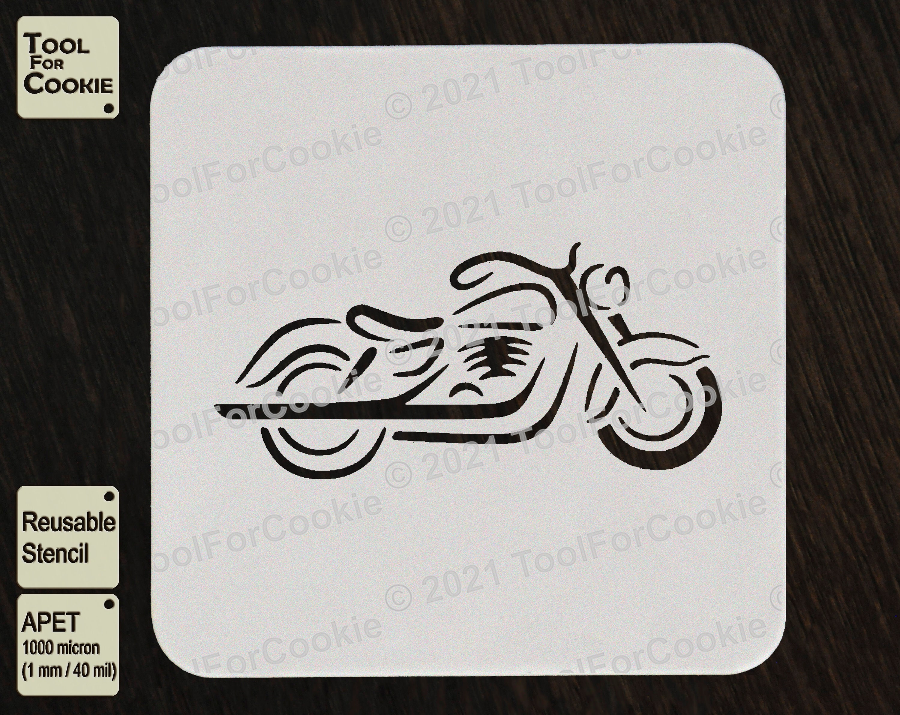 Motorcycle Stencil - Etsy