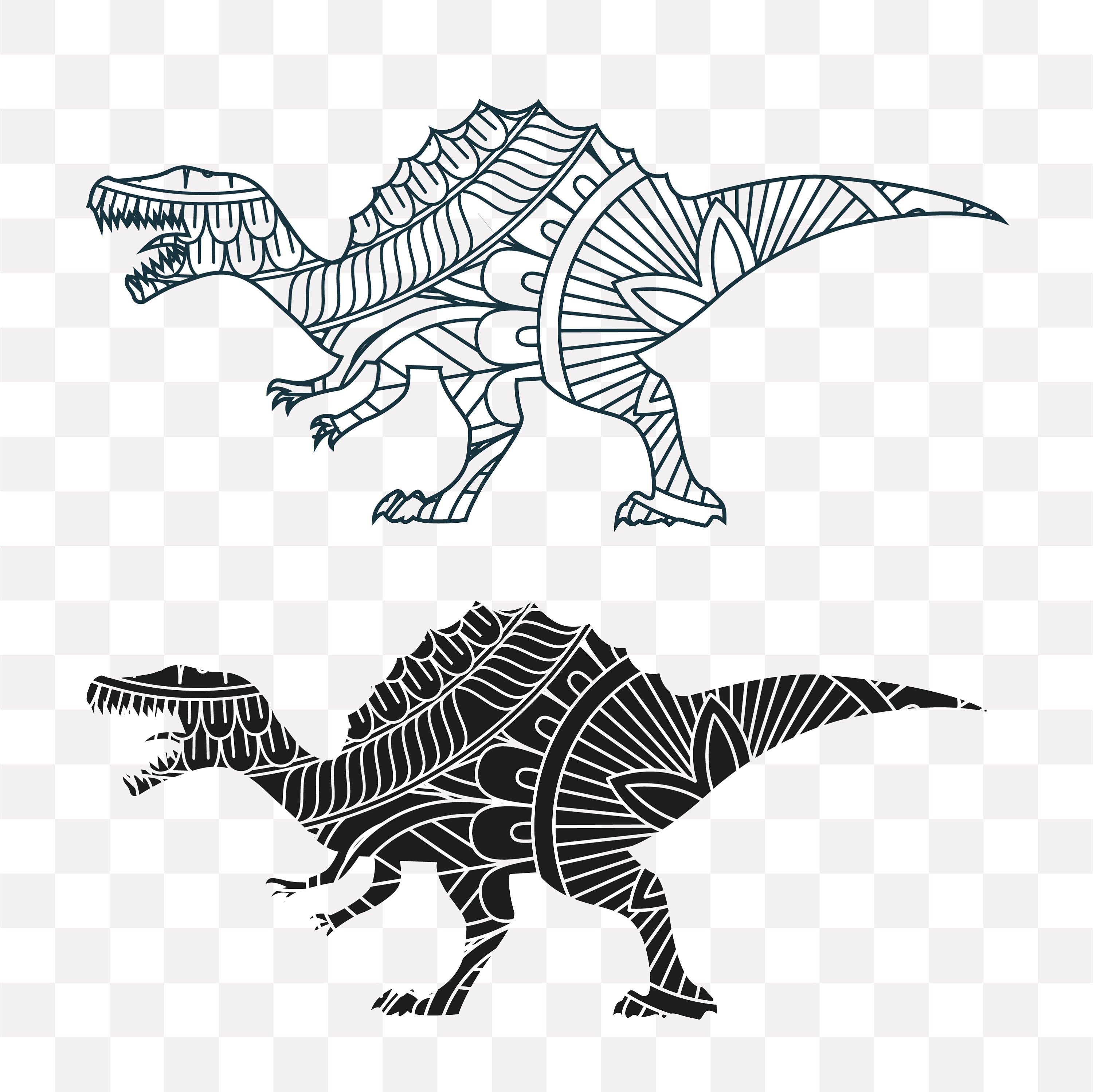 Dino Dinosaur SVG Bundle. Triceratops Tyrannosaurus - Etsy