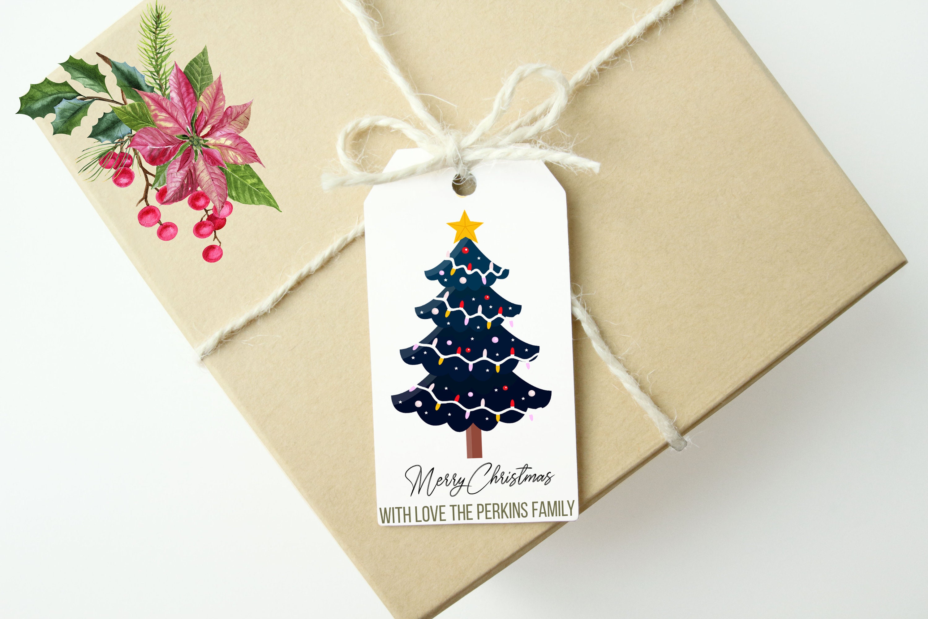 Editable Christmas Gift Tags Instant Download Christmas Tag Printable ...