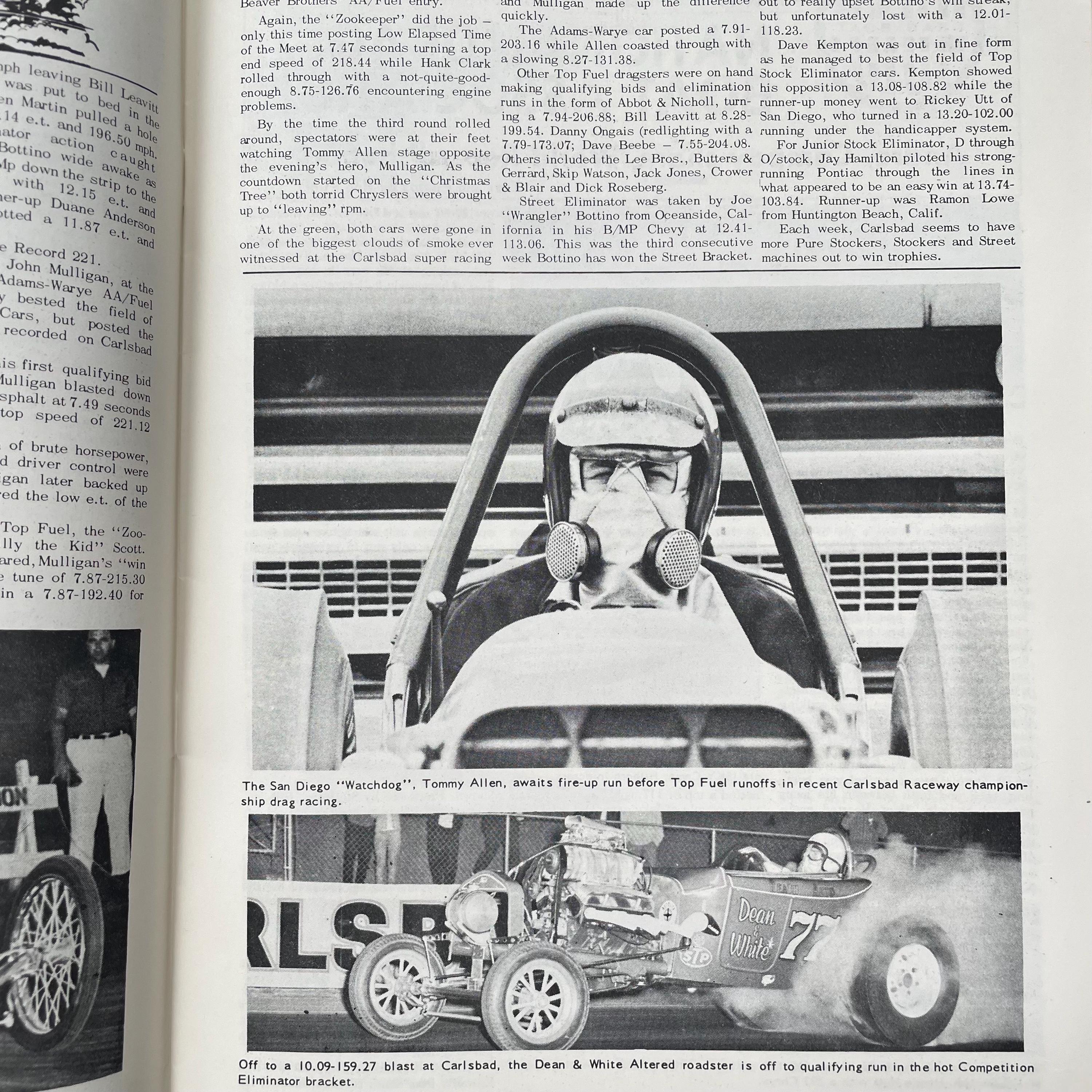 1966 Western Speed Sport Magazine September Drag Racing Seafair Regatta ...