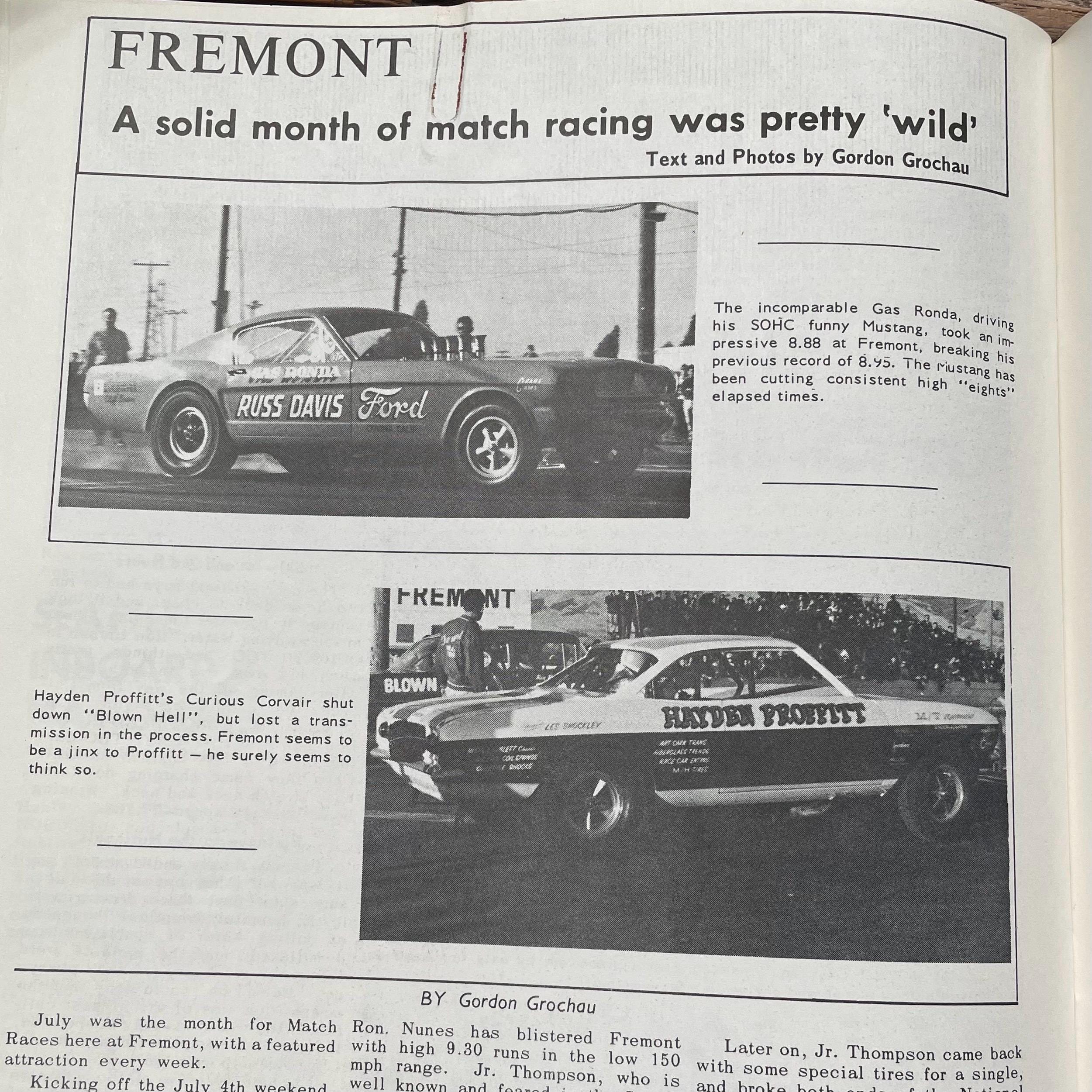 1966 Western Speed Sport Magazine September Drag Racing Seafair Regatta ...