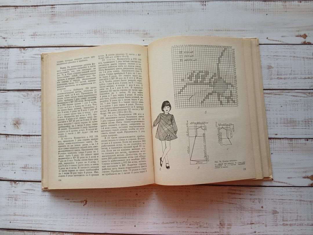 Vintage Knitting Book: Step-by-step Guide & 90s Patterns - Etsy