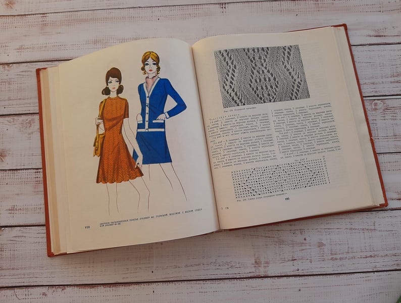 Vintage Knitting Book: 100 Lessons, 1970s Patterns, Illustrated Guide ...