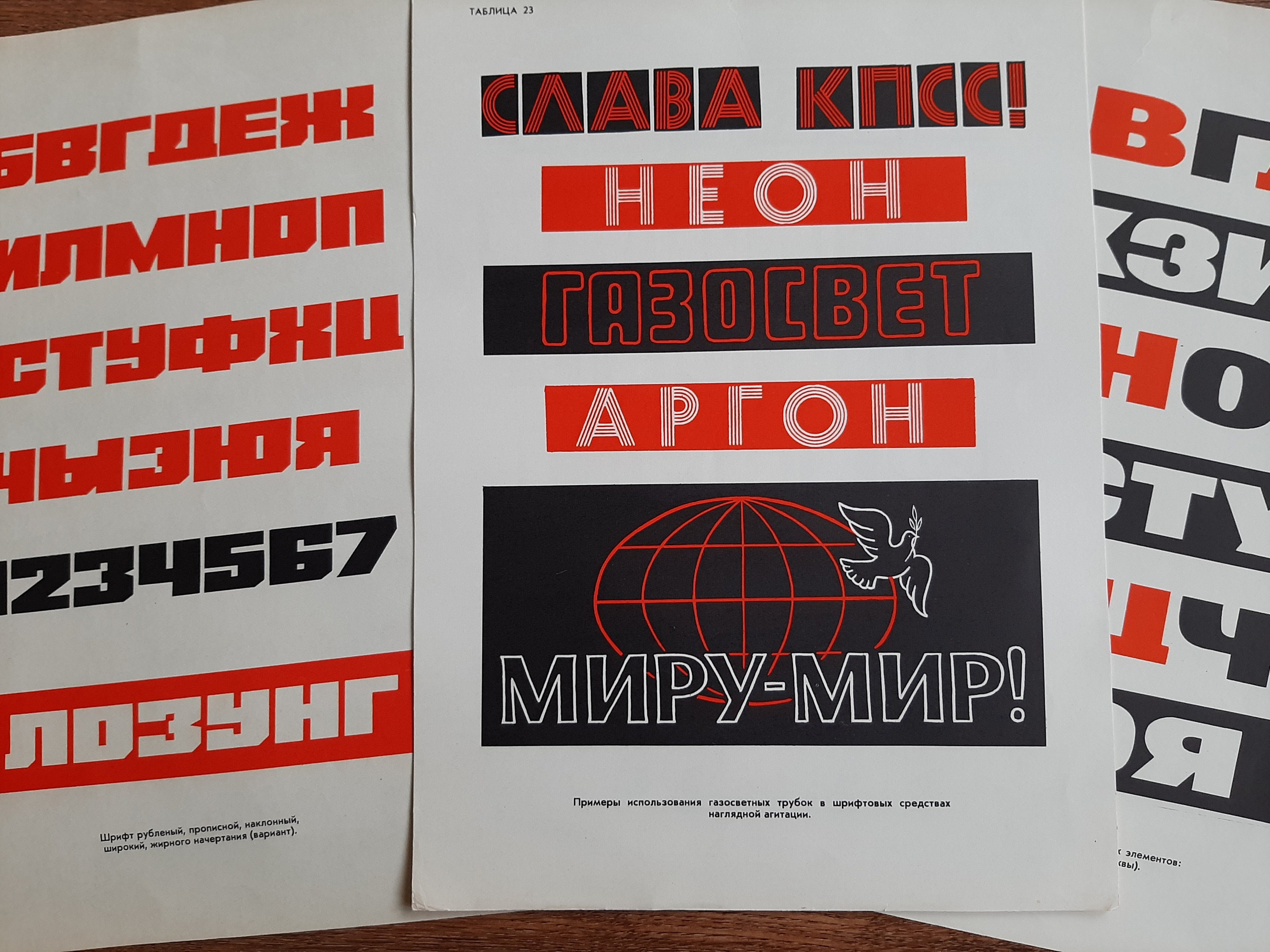 Fonts in Visual Agitation of the USSR Soviet Agitation Cyrillic Russian ...