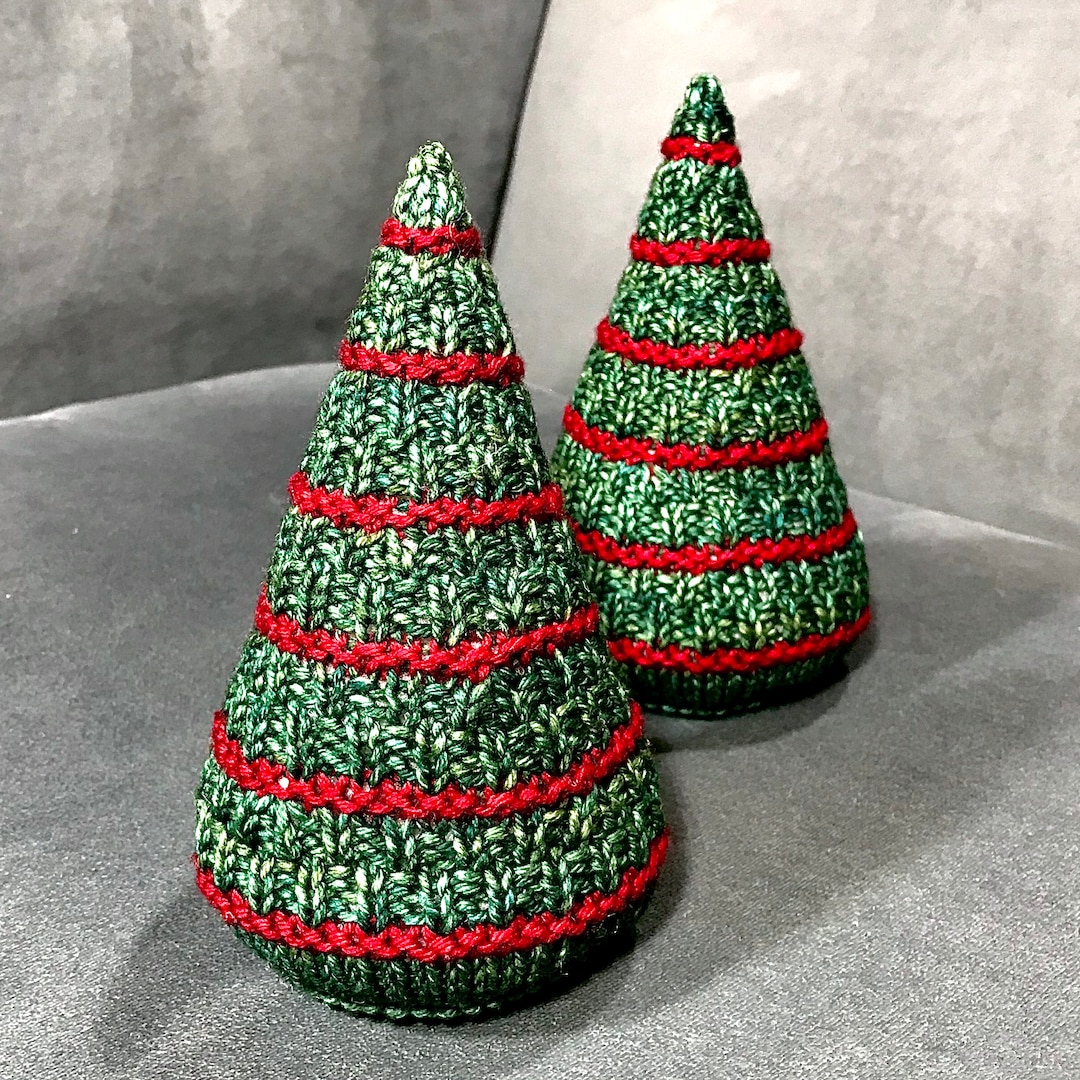 Textured Christmas Tree Knit Pattern - Etsy