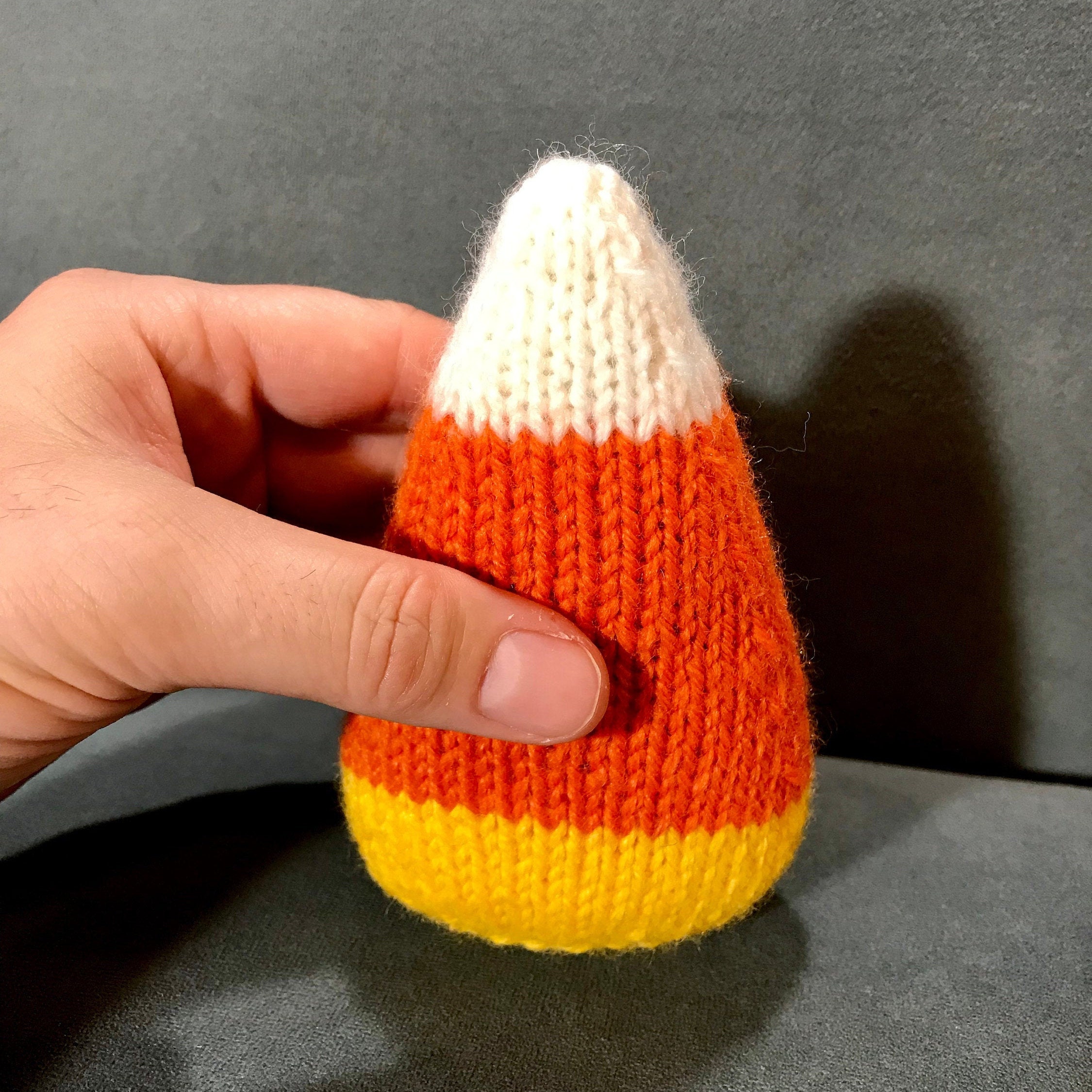 Candy Corn Cutie Knit Pattern - Etsy