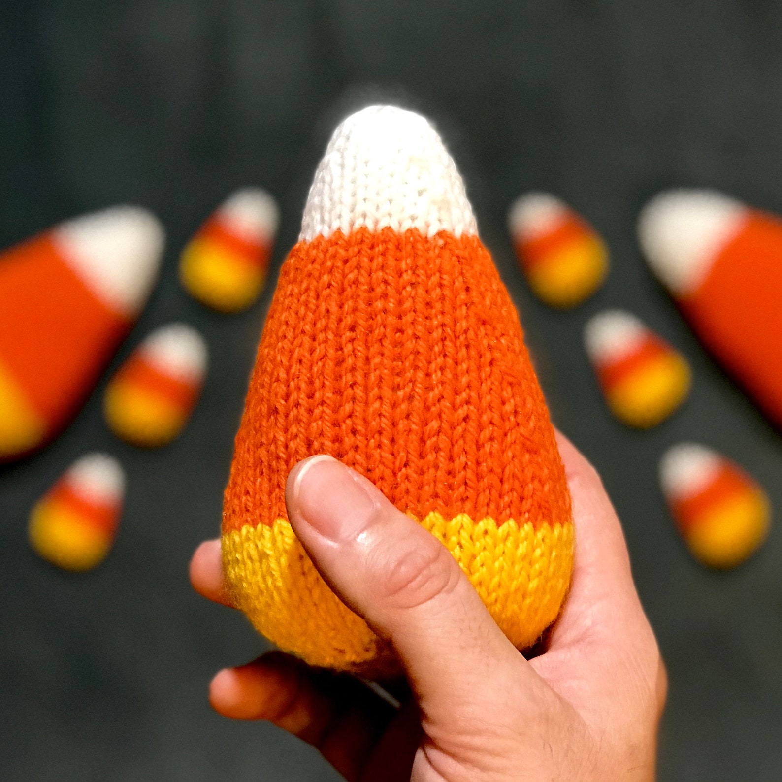 Candy Corn Cutie Knit Pattern - Etsy