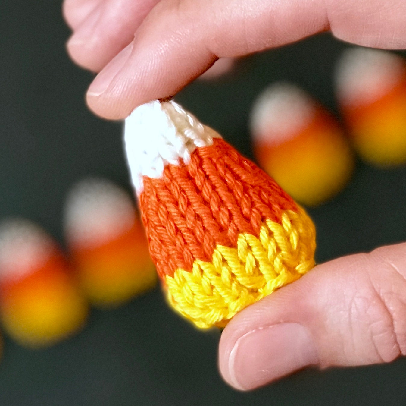 Mini Candy Corn Cuties Knit Pattern - Etsy