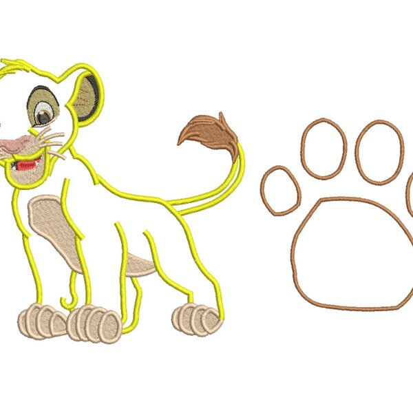 Applique Lion - Etsy