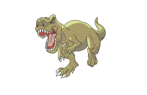 T-REX Embroidery Designs Embroidery Machine Applique Digital | Etsy