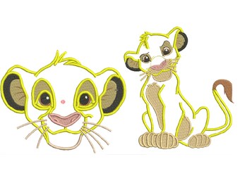 Simba Applique | Etsy
