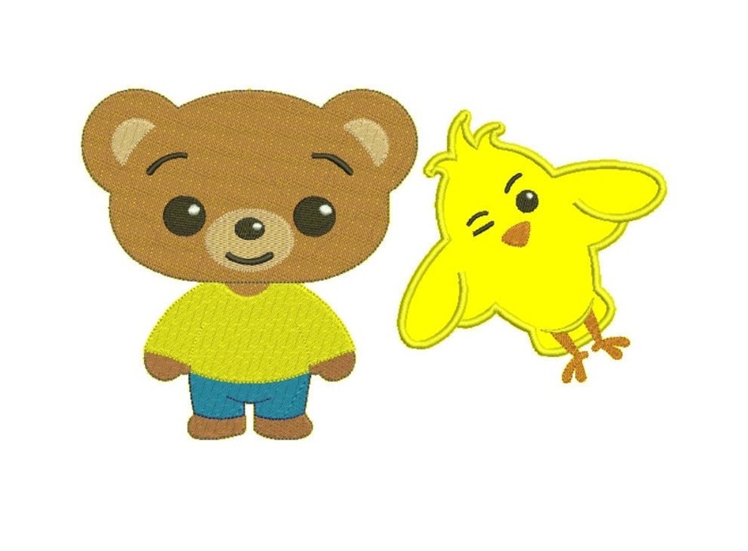 Friends of Plim Plim Embroidery Designs Embroidery Machine Applique ...