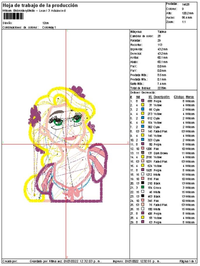 Rapunzel Tangled Embroidery Designs Embroidery Machine - Etsy