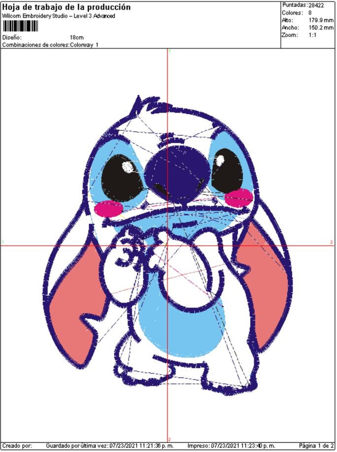 Cute Stitch Embroidery Designs Embroidery Machine Applique - Etsy UK