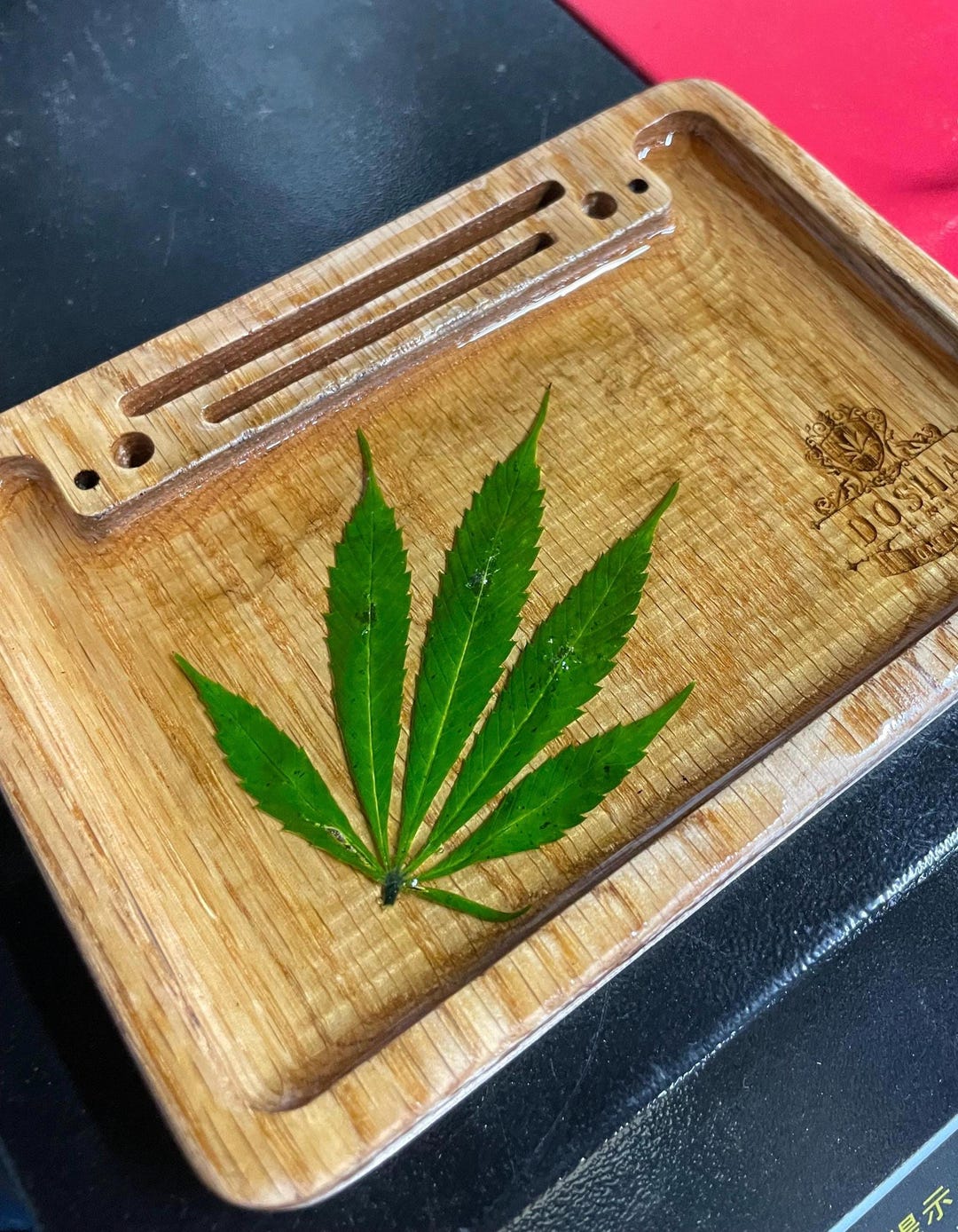 Weed of the World Handmade Rolling Tray Real Inlay Choose Kush NL5 . - Etsy