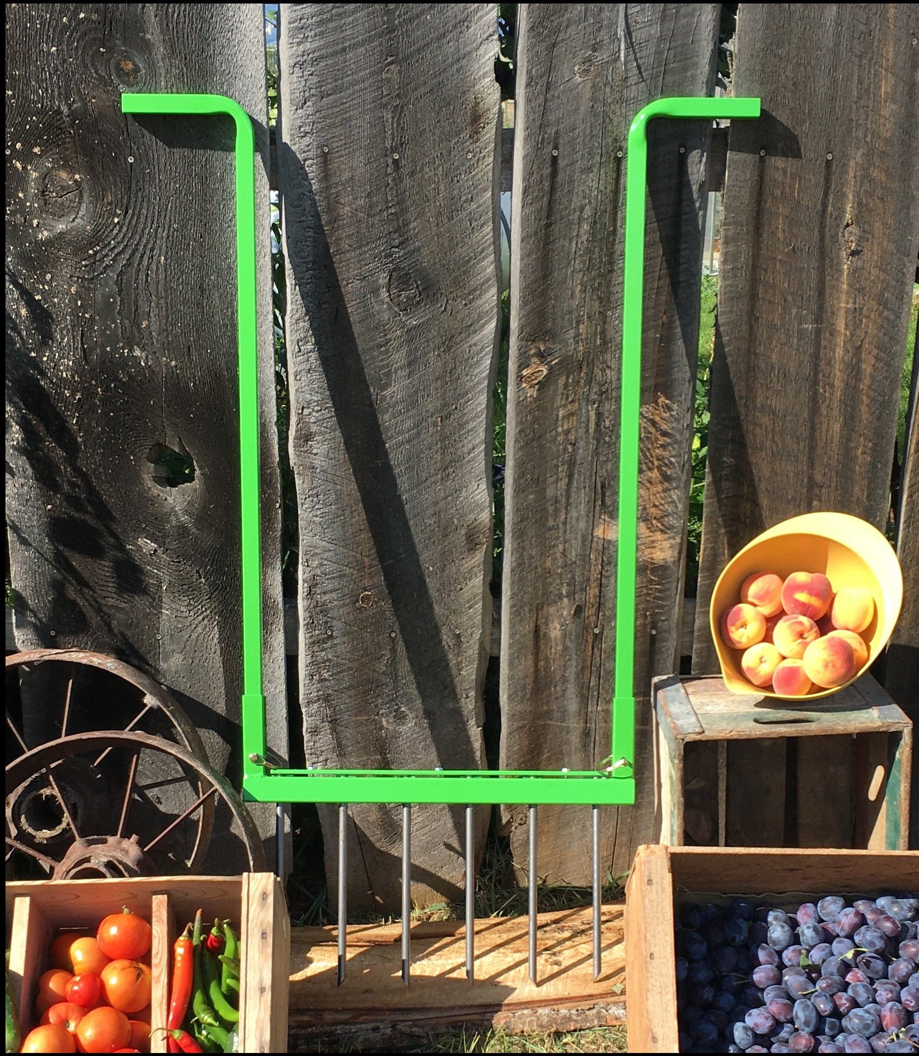 EZ Digger Broadfork - No Till Garden Soil Prep & Harvest Tool. Loosen ...