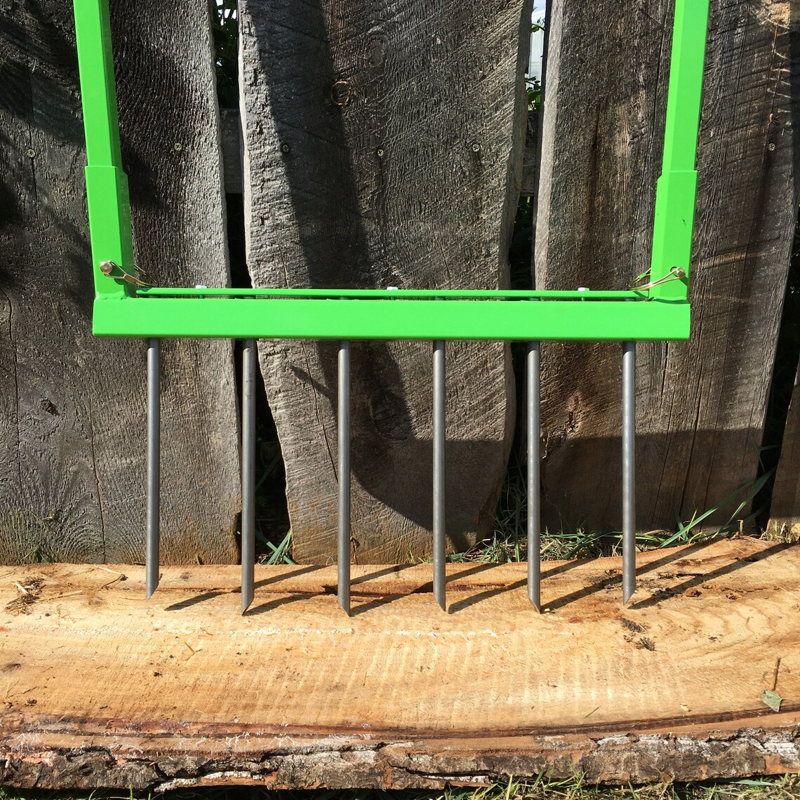 EZ Digger Broadfork - No Till Garden Soil Prep & Harvest Tool. Loosen ...