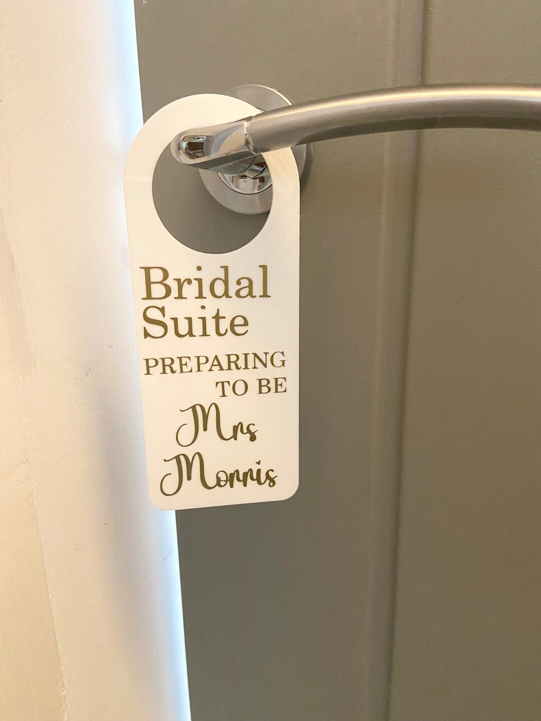 Wedding Door Hanger, Personalised Door Hanger,wedding Door Sign ...