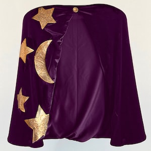 Kids Wizard Magician Magical Cape Cloak for Halloween and Dress up ...