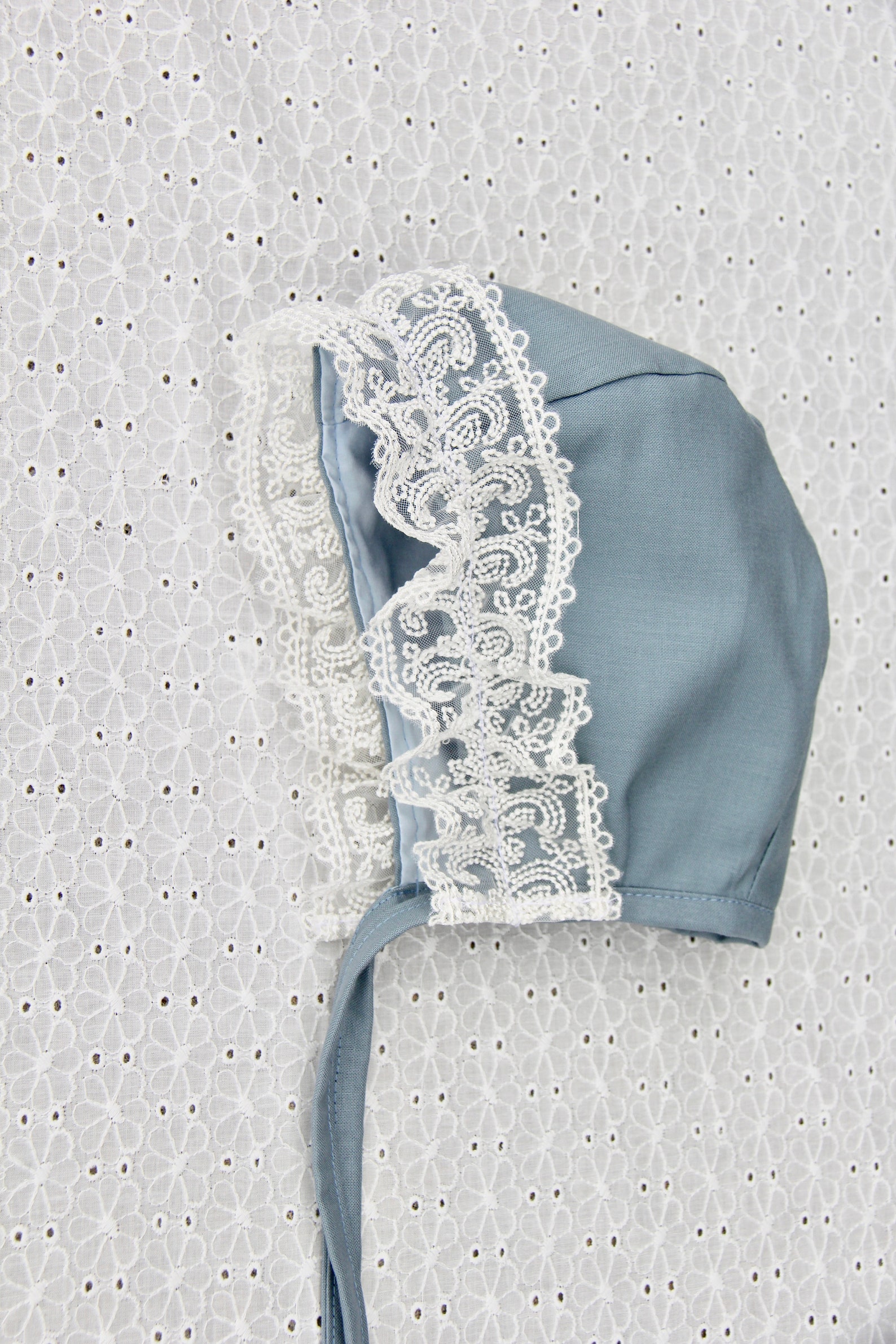 Dusty Blue Dress & Bonnet - Etsy