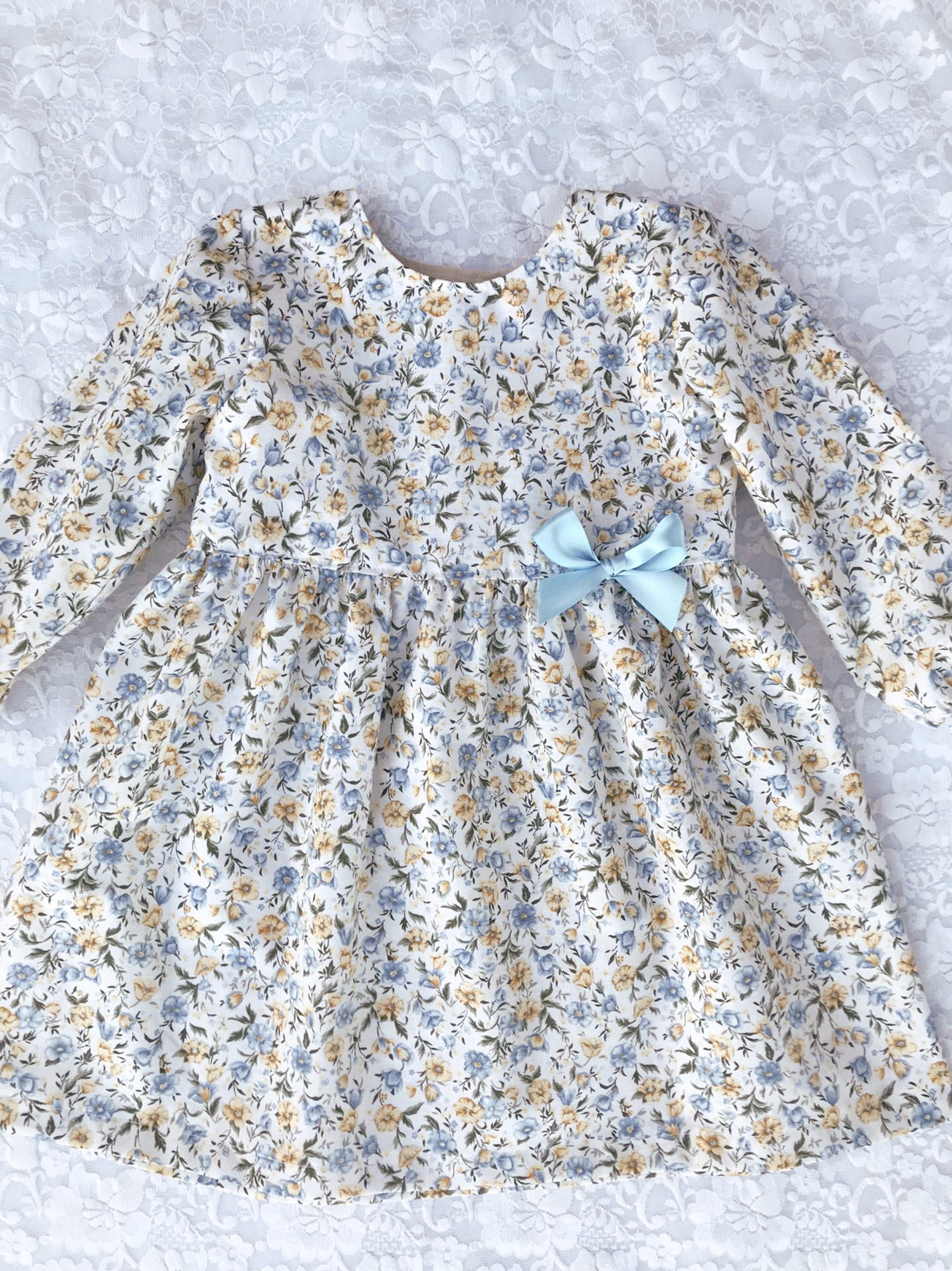 Meadow Flowers Dress & Bonnet | Etsy