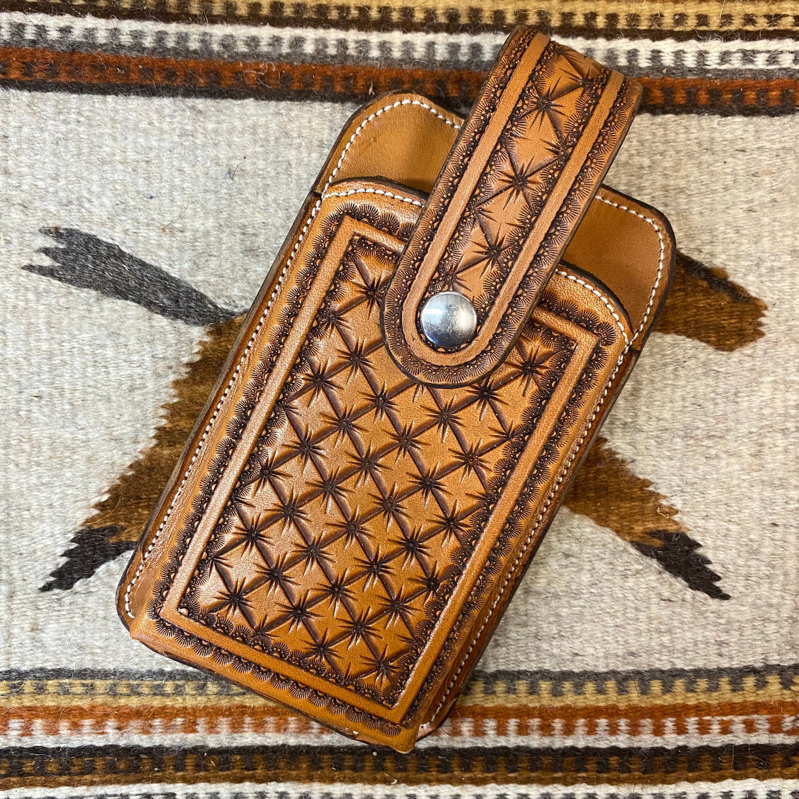 Handmade Leather Smartphone Holster Cell Phone Holster With - Etsy
