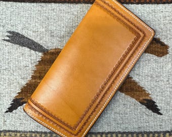 Indian Head Checkbook, Genuine Leather Checkbook Cover, Trappers Wallet ...