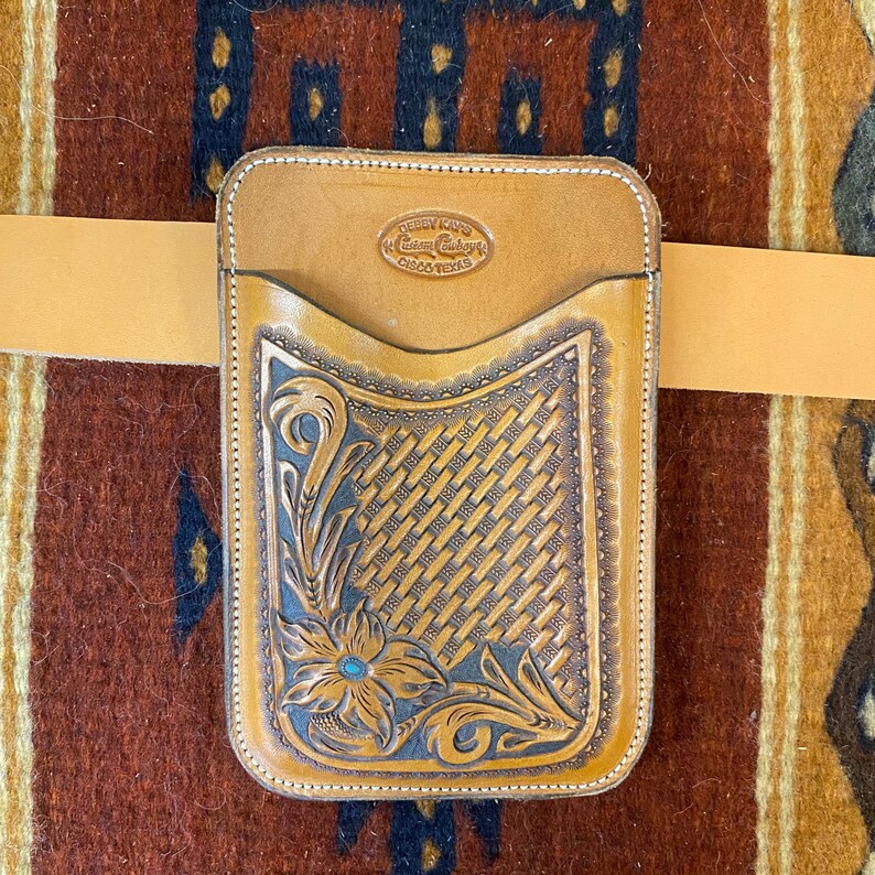 Handmade Leather Smartphone Holster Cell Phone Holster With - Etsy