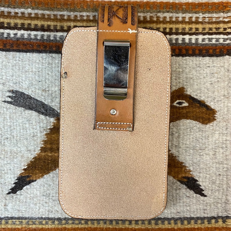 Handmade Leather Smartphone Holster Cell Phone Holster With - Etsy