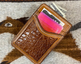 Genuine Leather, Magnetic Money Clip, Belt Clip Wallet. - Etsy
