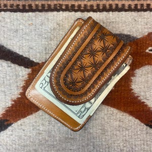 Genuine Leather, Magnetic Money Clip, Belt Clip Wallet. - Etsy