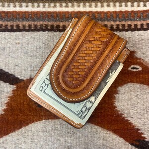 Genuine Leather, Magnetic Money Clip, Belt Clip Wallet. - Etsy