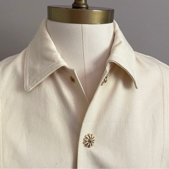 Vintage St John Minimalist Boxy Denim Style Jacket - … - Gem