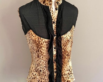 Sheer Leopard Shirt - Etsy