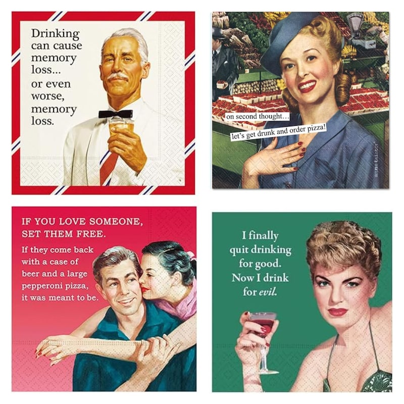 Funny Cocktail Napkins - Etsy
