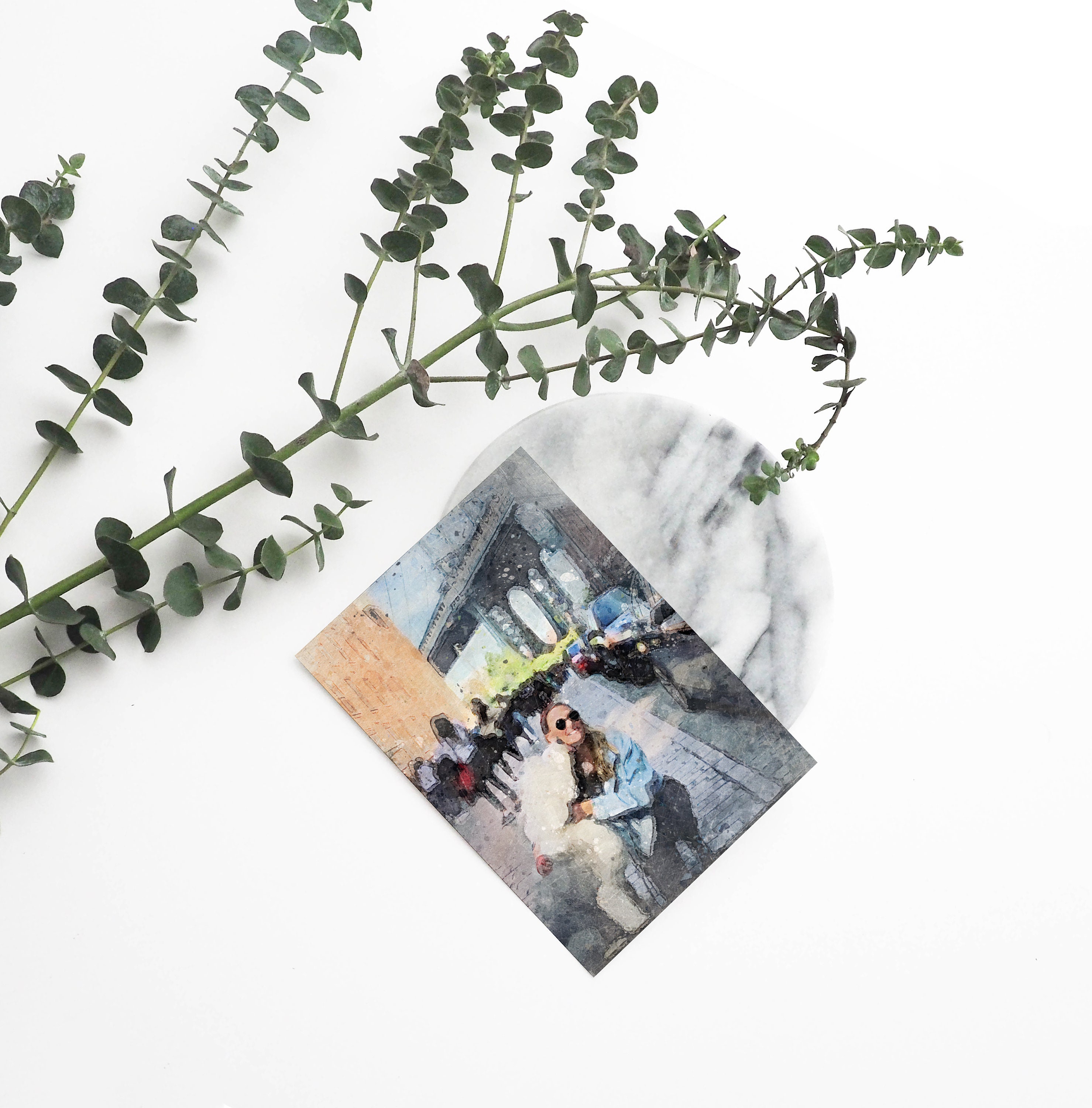 Custom Digital Watercolor Portrait • Personalized Painting • Wedding ...