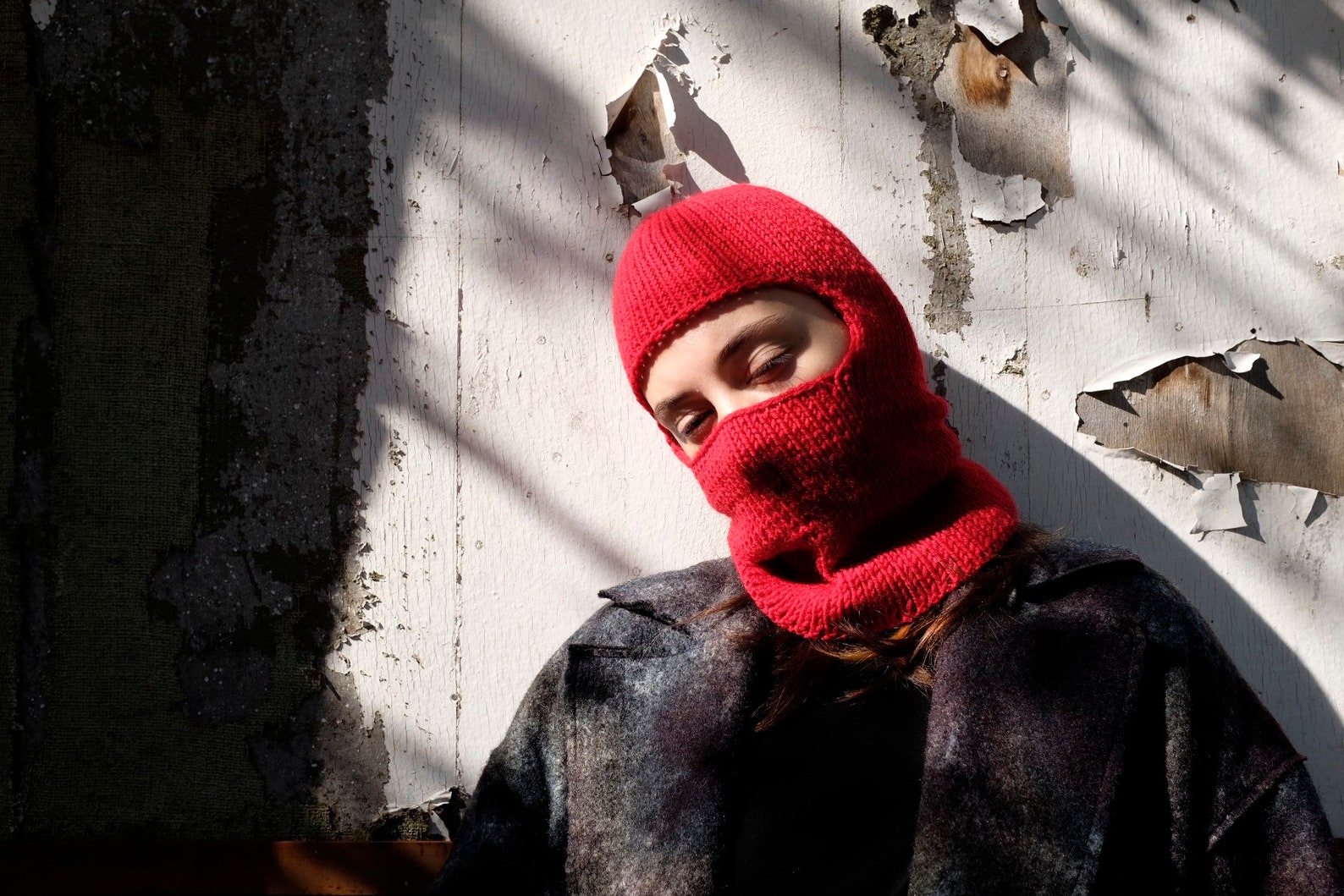 Face mask Wool balaclava hat winter full face mask for | Etsy