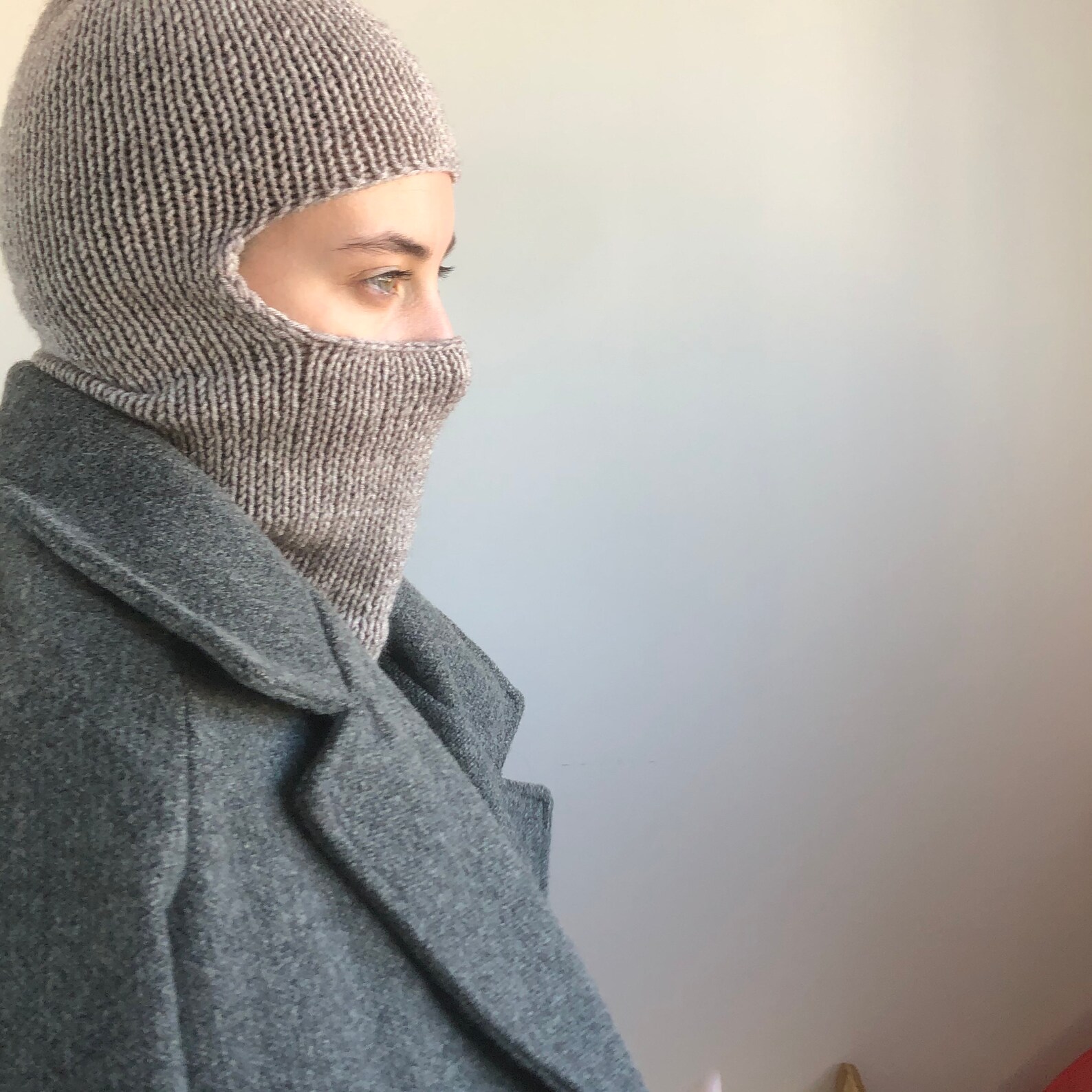 Ski Mask, Wool Balaclava Hat, Winter Full Face Mask for Women, Ski Mask ...