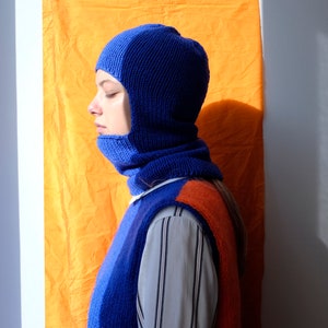 Balaclava – Hand Knitted Hat for Winter, Full Face Shield, Full Face ...