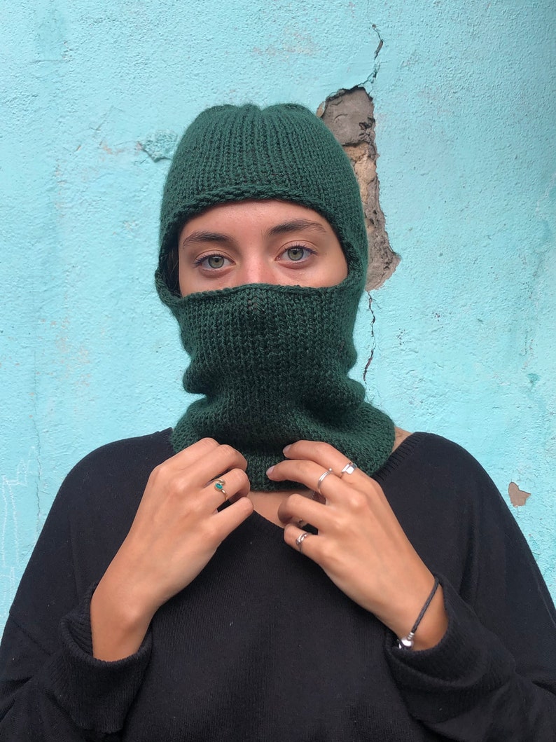 Helmet for hat winter hat full face mask handmade mask | Etsy