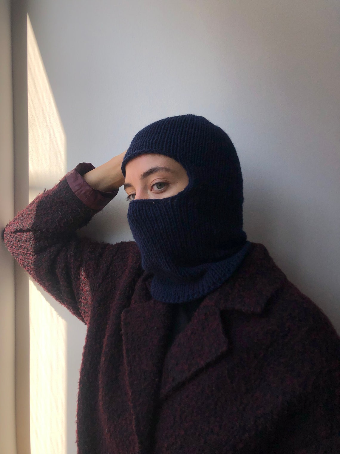 Handmade Balaclava Hand Knitted Balaclava Hand Woven - Etsy