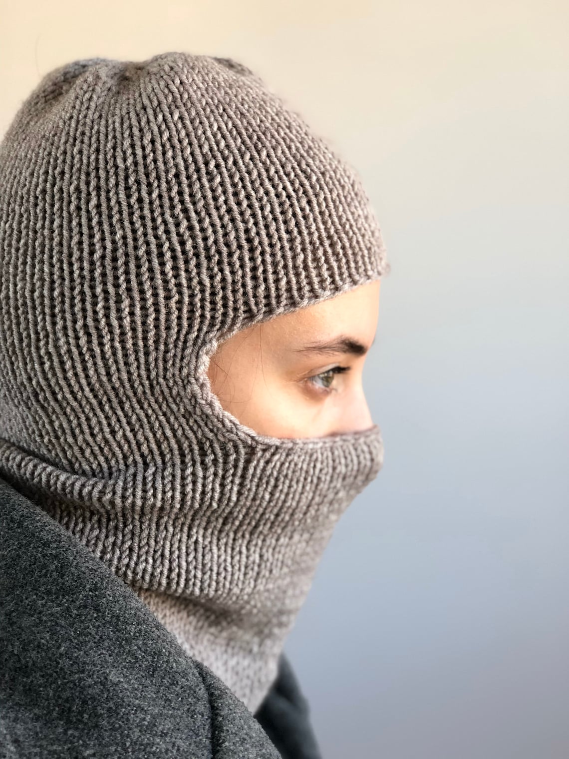 Ski Mask Wool Balaclava Hat Winter Full Face Mask for Women - Etsy