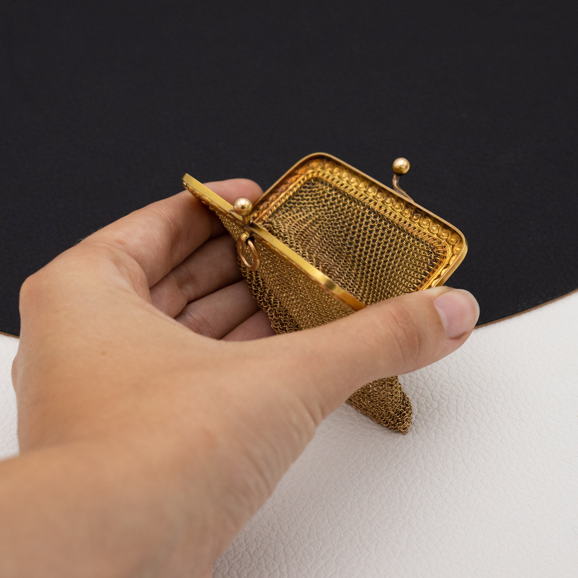 Antique Gold mesh purse Glamorous and rare purse coin | Etsy