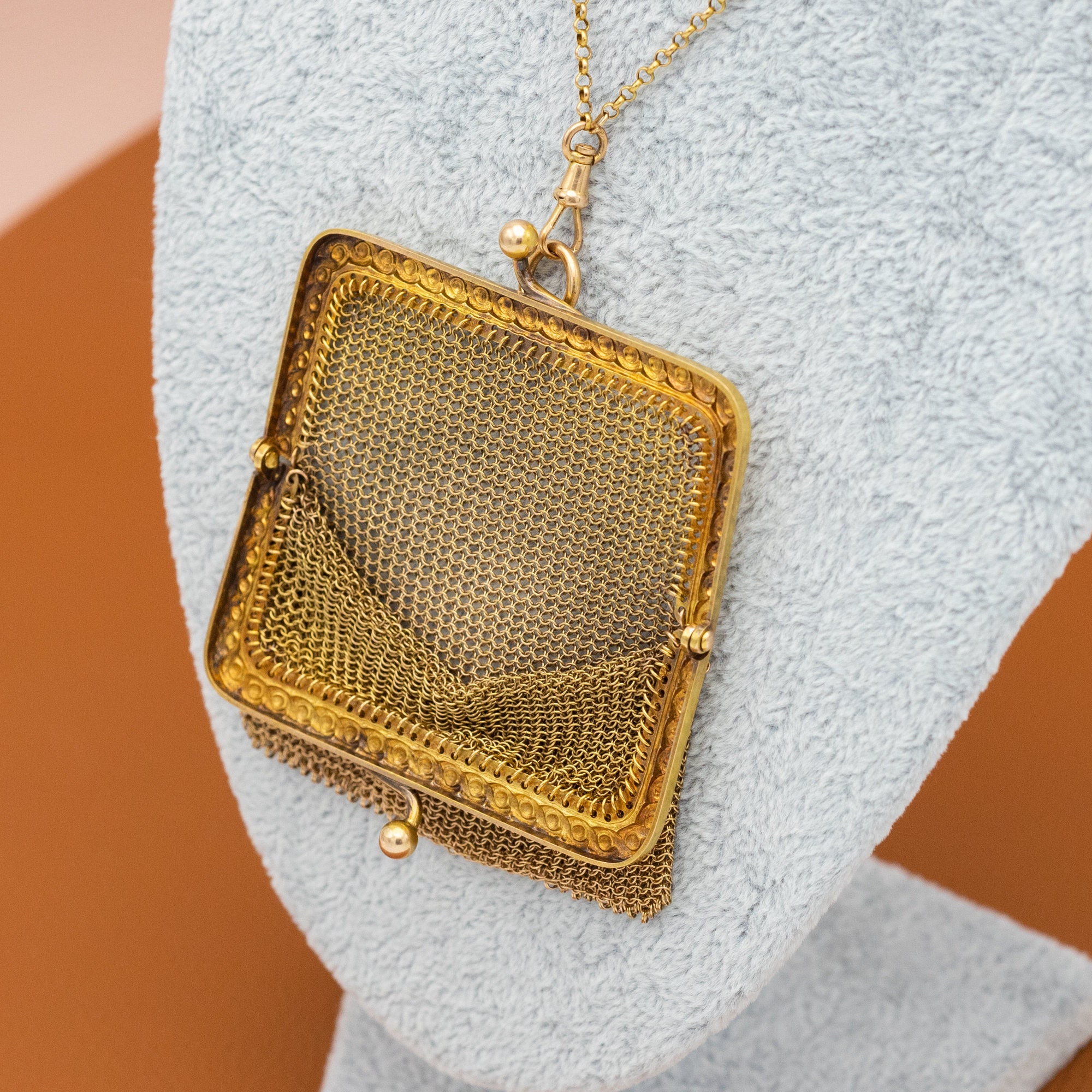 Antique Gold mesh purse Glamorous and rare purse coin | Etsy