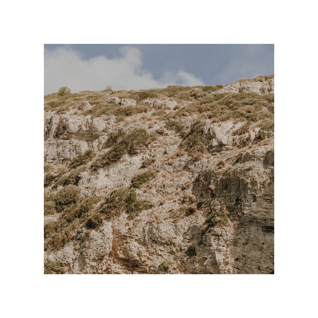 SAMOS GREECE Detail II, Greek Islands Photography, Rock Cliff Landscape ...
