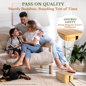 Bambox Premium by TEYGA Indestructible Bamboo Cable Management Box ...