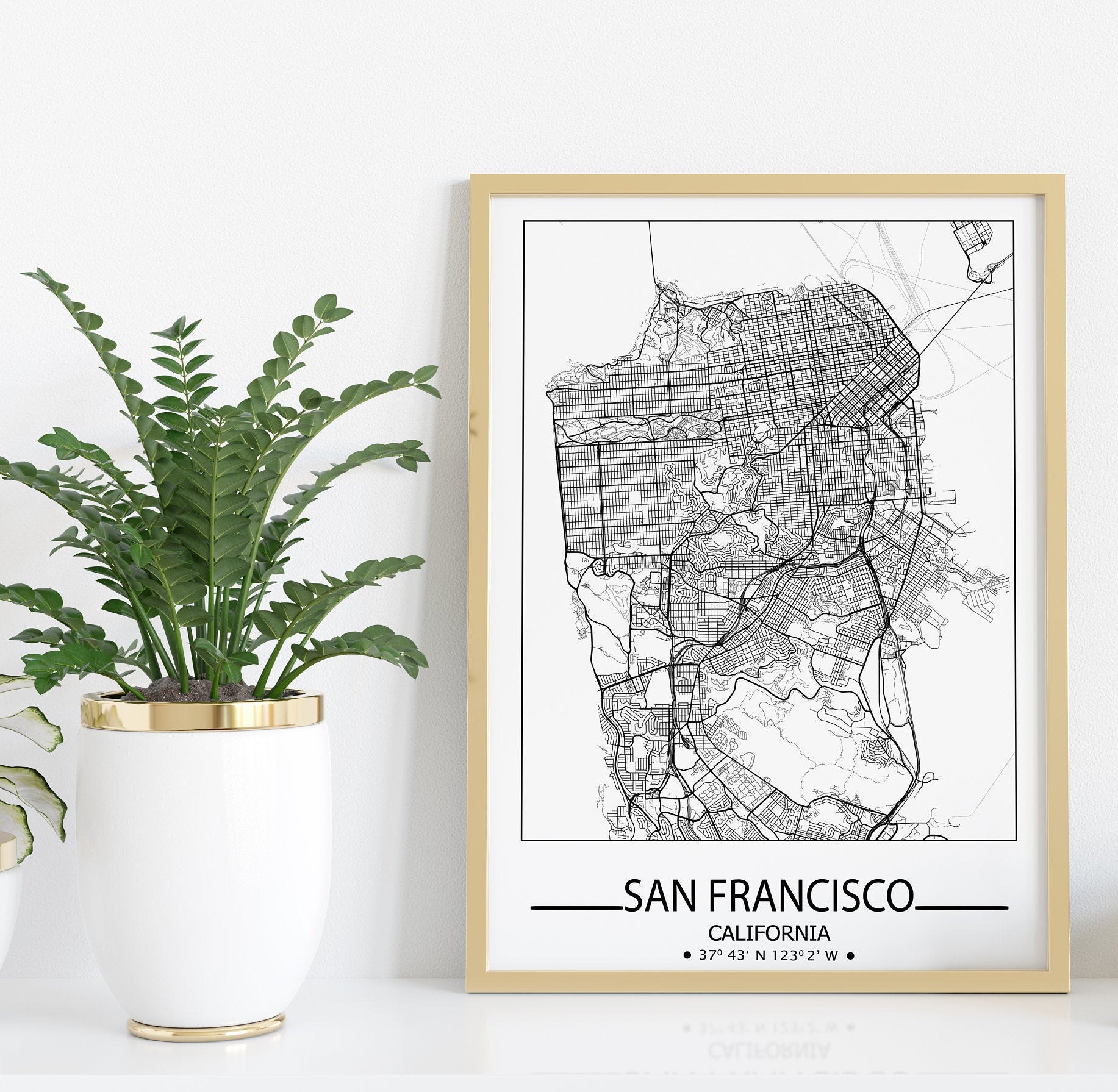 Custom City Map Map Poster Map Print Custom Map Poster - Etsy