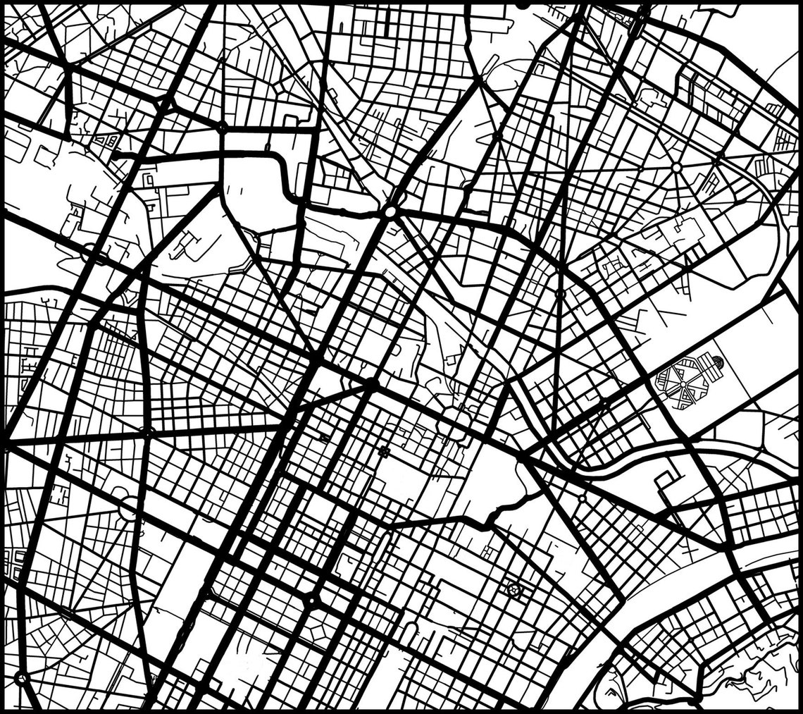 Turin Map Minimalist Map Turin Print Turin Poster Turin | Etsy